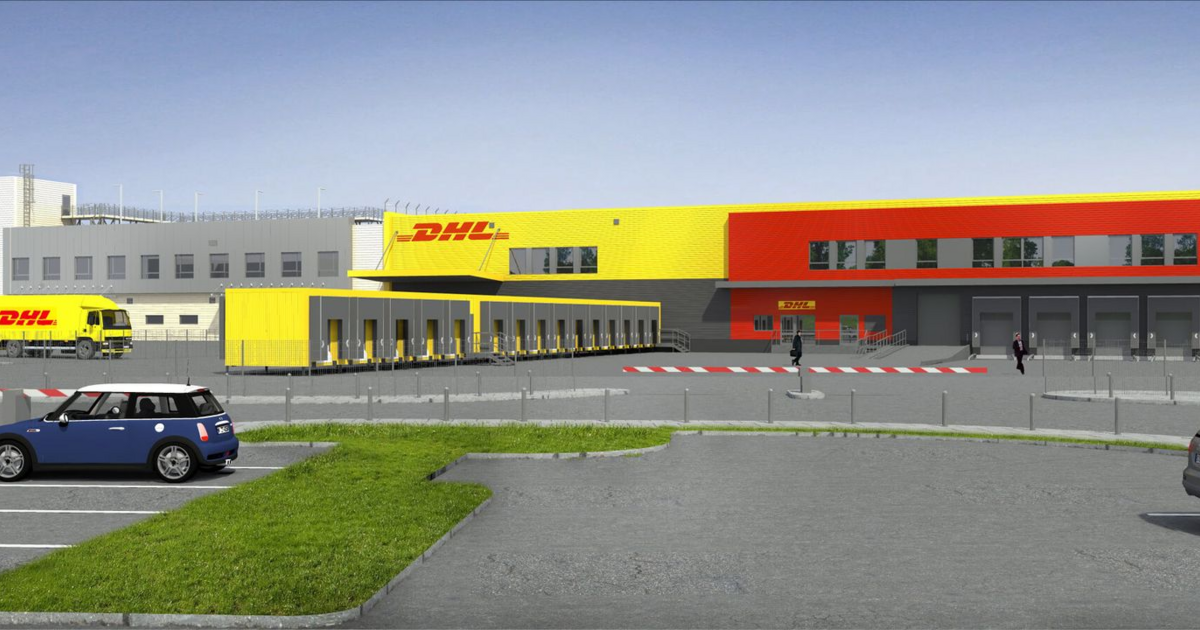 Międzynarodowy terminal DHL Express w Gdańsku